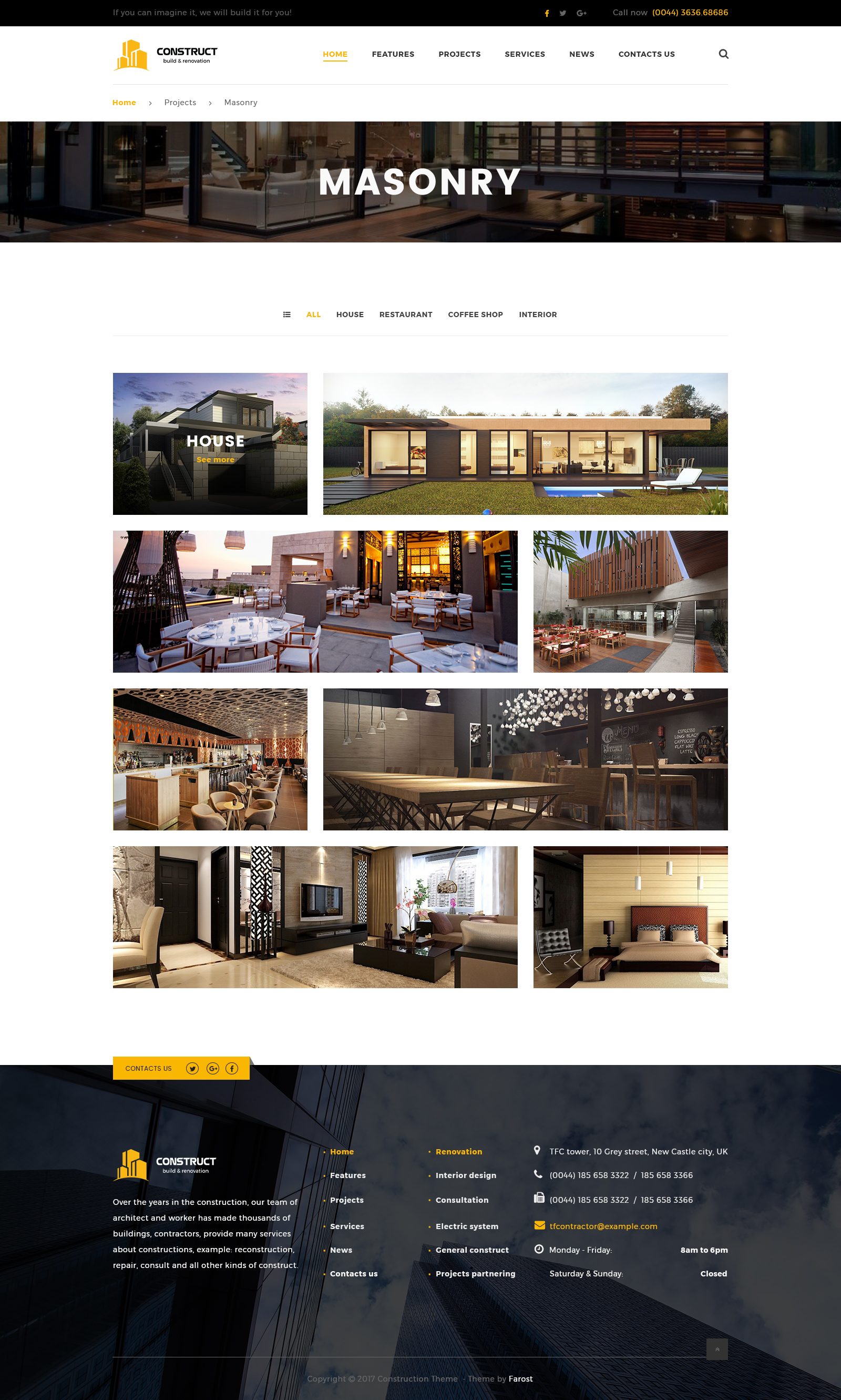 Construct - Construction PSD Template by Farost | ThemeForest